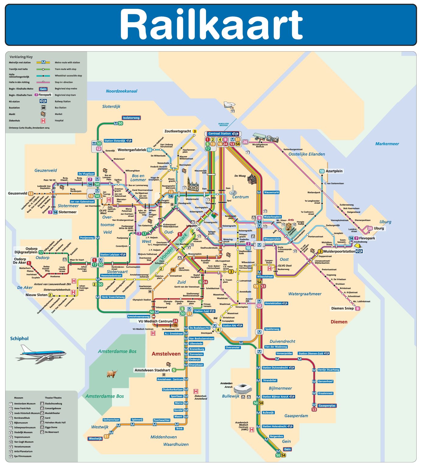 Amsterdam Metro — Map, Lines, Route, Hours, Tickets