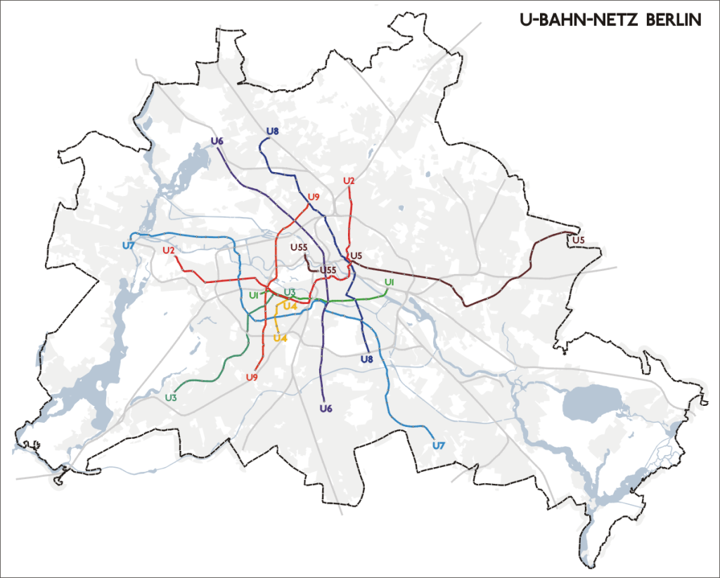 Berlin U-Bahn — Map, Lines, Route, Hours, Tickets
