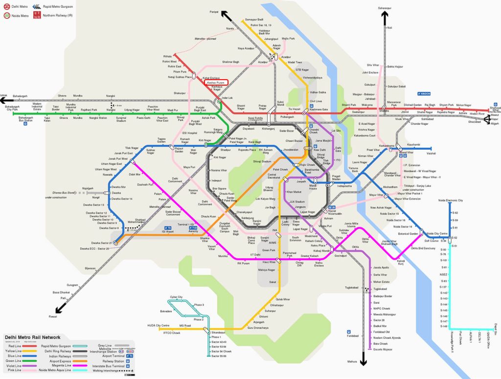 Delhi Metro Station near Ashok Vihar | Closest Metro Station