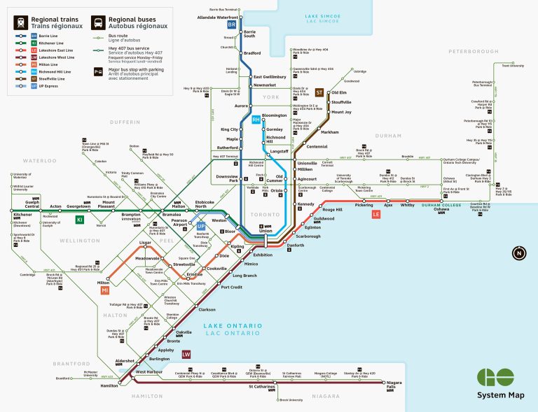 GO Transit — Map, Lines, Route, Hours, Tickets