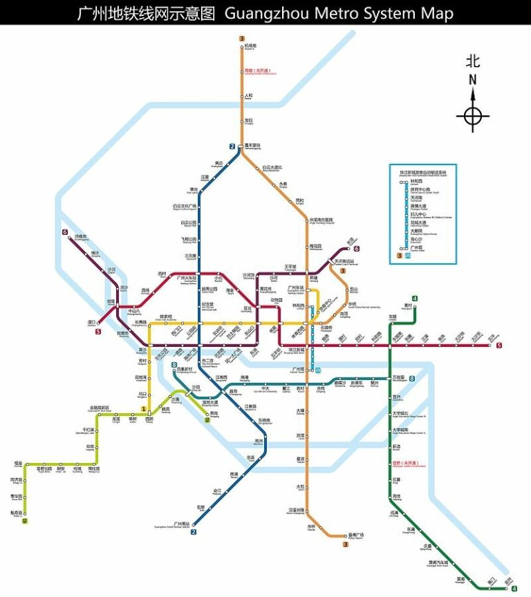 Guangzhou Metro — Map, Lines, Route, Hours, Tickets