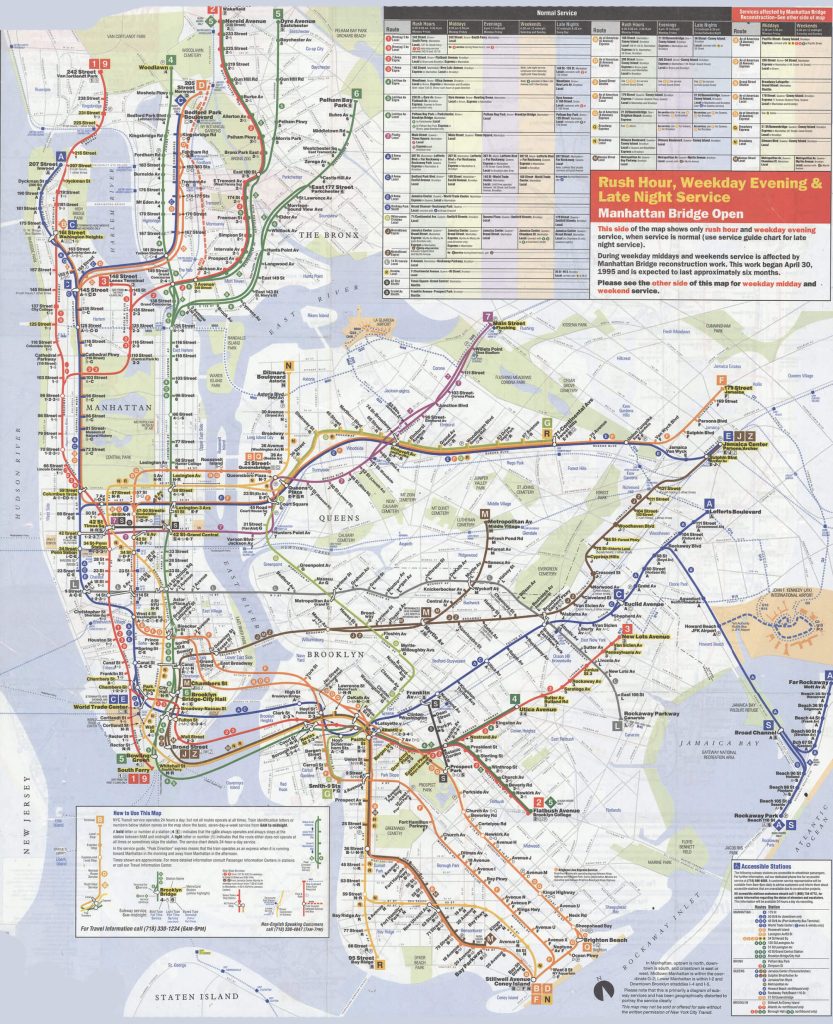 Public transportation In New York — Map, Lines, Route, Hours, Tickets