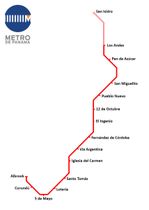 Panamá Metro — Map, Lines, Route, Hours, Tickets