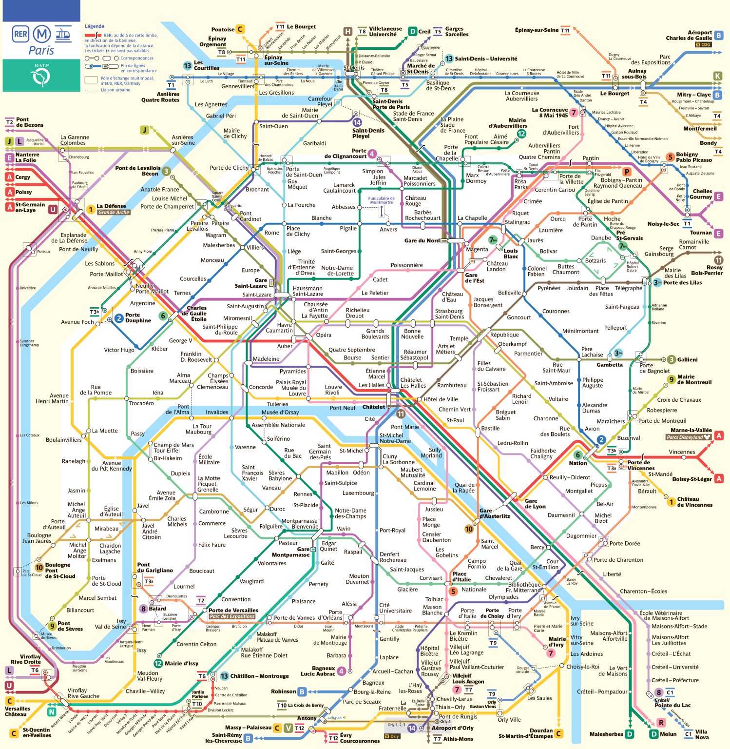 Paris Metro Map 2025 | Timetable, Lines, Stations, Ticket Prices ...