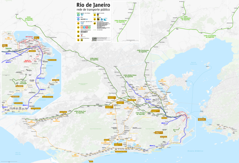 Rio de Janeiro Metro — Map, Lines, Route, Hours, Tickets