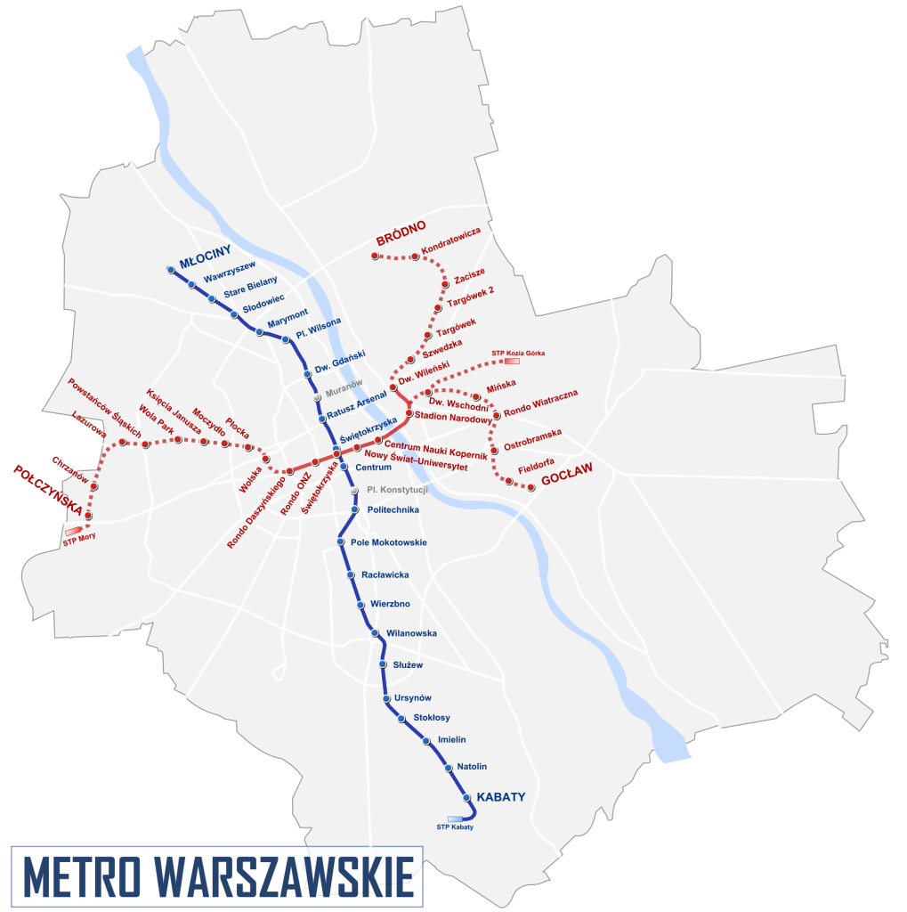Warsaw Metro Map, Routes, Tickets and Hours
