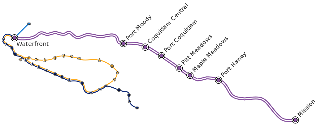 West Coast Express — Map, Lines, Route, Hours, Tickets