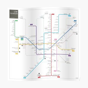 Tehran Metro — Map, Lines, Route, Hours, Tickets