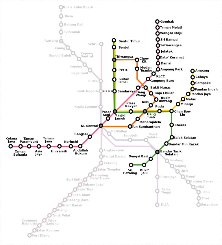 Rapid Rail (Malaysia) — Map, Lines, Route, Hours, Tickets
