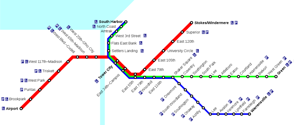 Red Line (Cleveland) — Map, Lines, Route, Hours, Tickets