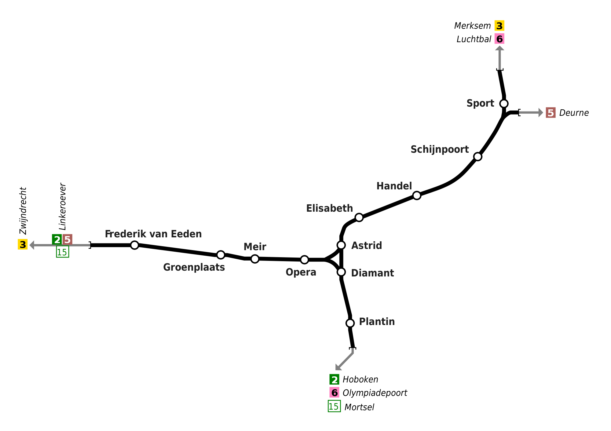 Antwerp Pre-metro — Map, Lines, Route, Hours, Tickets