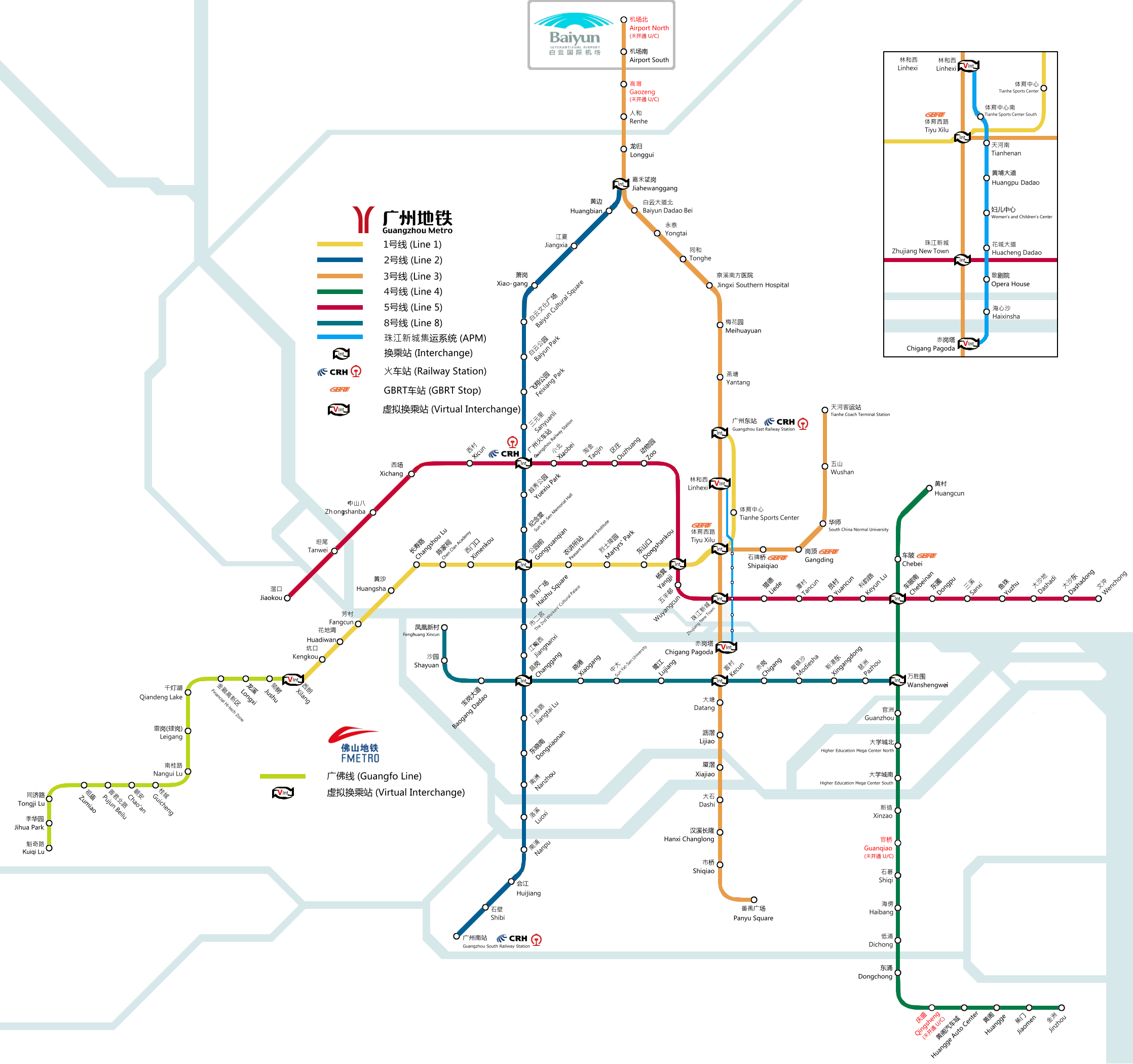 Guangzhou Metro — Map, Lines, Route, Hours, Tickets