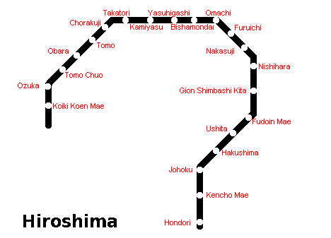 Astram Line (Hiroshima) — Map, Lines, Route, Hours, Tickets