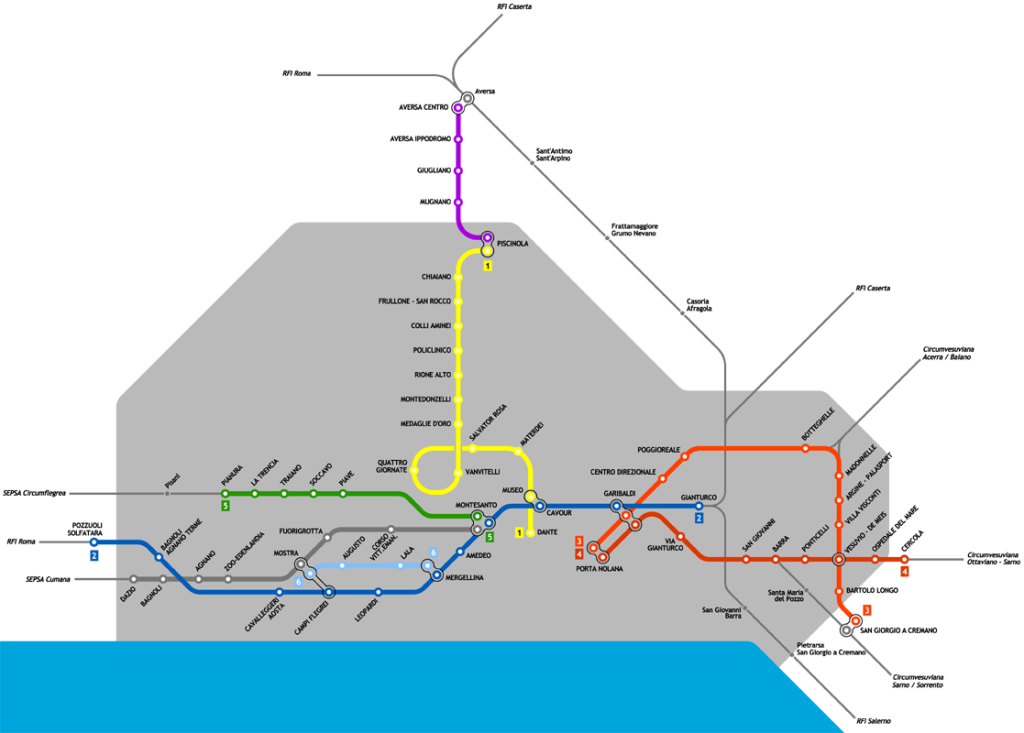 Naples Metro — Map, Lines, Route, Hours, Tickets