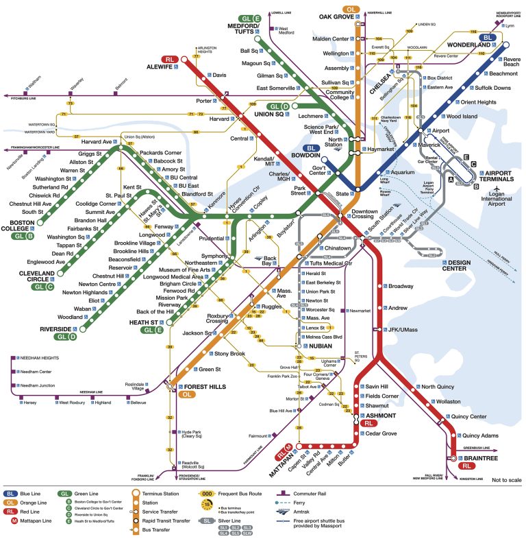 Boston Subway: Map 2025, Lines, Schedule, Tickets & Fares – MBTA Subway ...