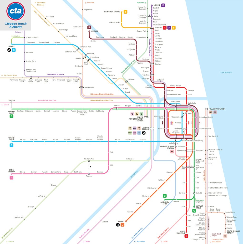 Chicago L: Map 2025, Stations, Schedule, Fares & Travel Guide