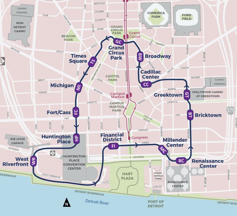 Detroit People Mover: Map 2025, Stations, Hours & Fare Guide