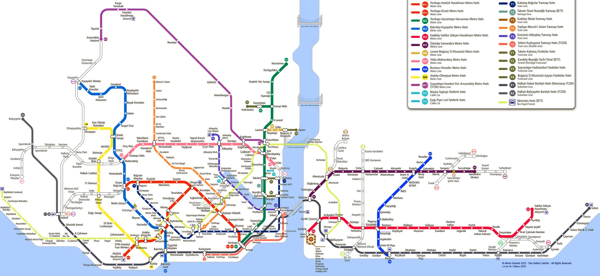 Istanbul Metro: Map 2025, Lines, Schedule & Ticket Prices