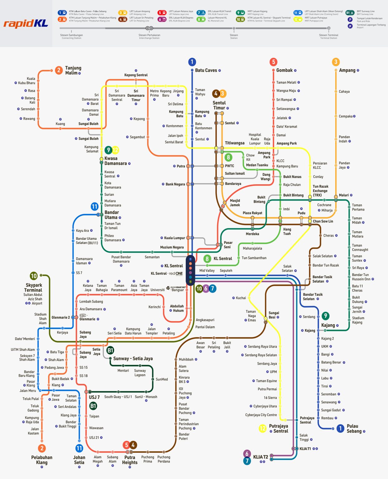 Kuala Lumpur Monorail (KL Monorail) — Map, Lines, Route, Hours, Tickets