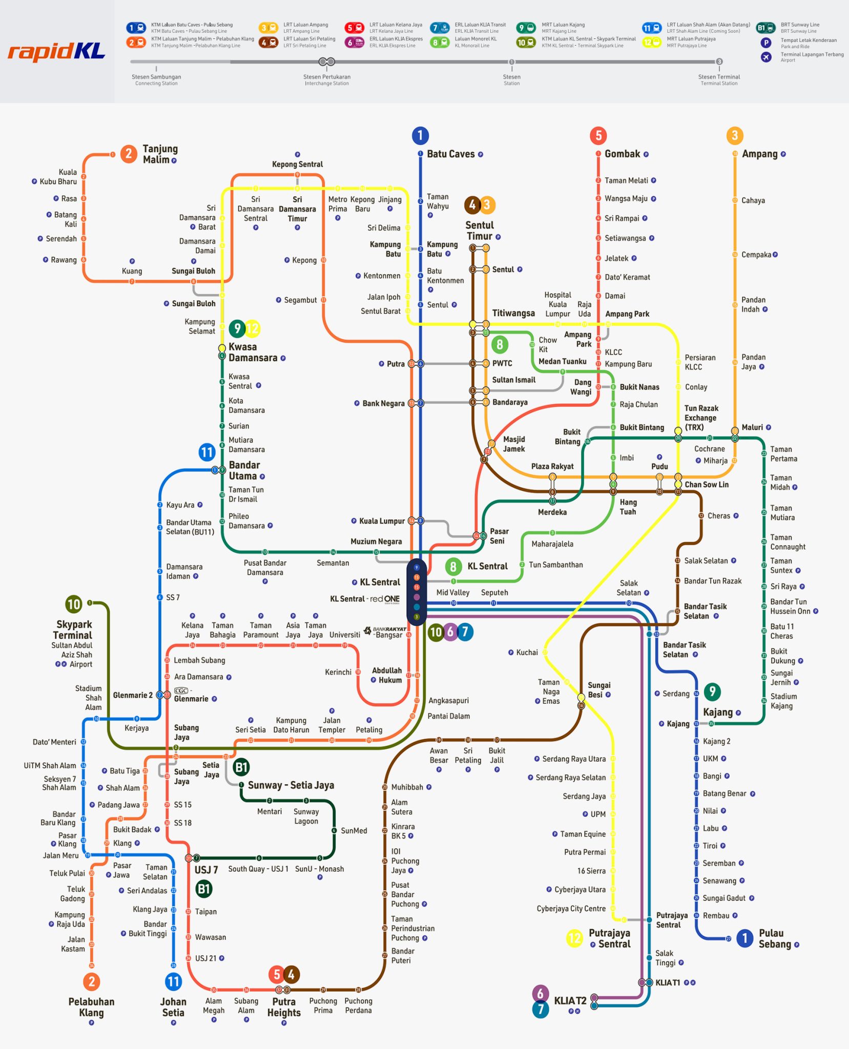 Kuala Lumpur Monorail Map, Stations, Timetable and Ticket Price