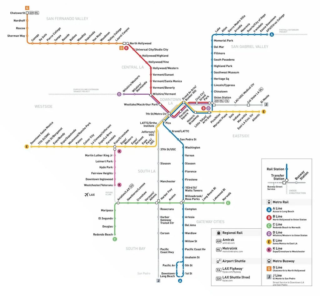 Los Angeles Metro Rail: Map 2025, Schedule, Tickets & Stations Guide