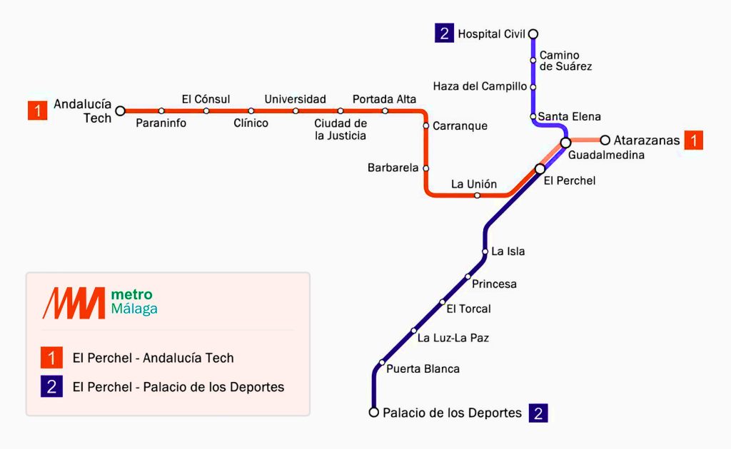 Malaga Metro: Map 2025, Lines, Schedule & Ticket Prices 2025