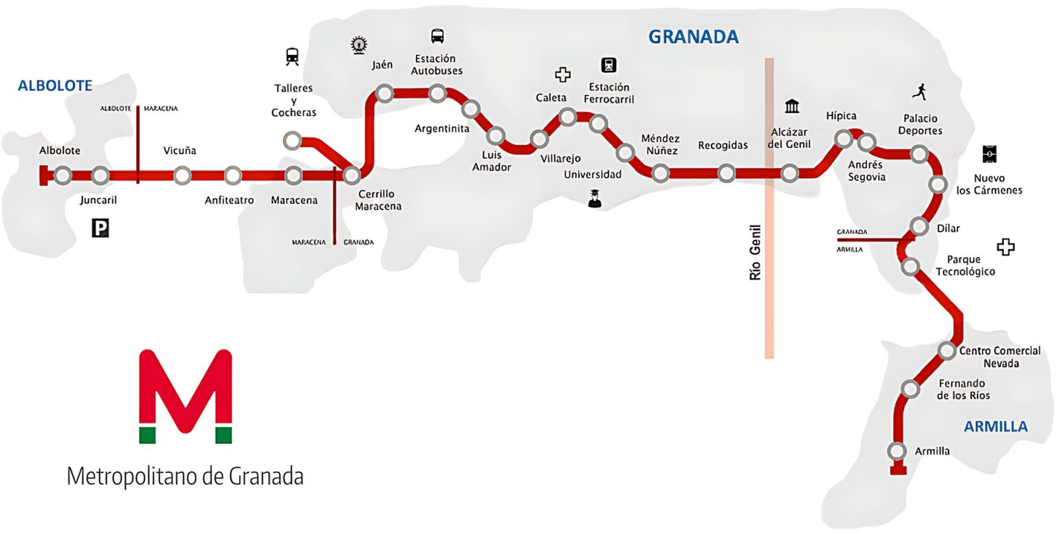 Granada Metro: Map 2025, Timetable, Tickets & Stations Guide