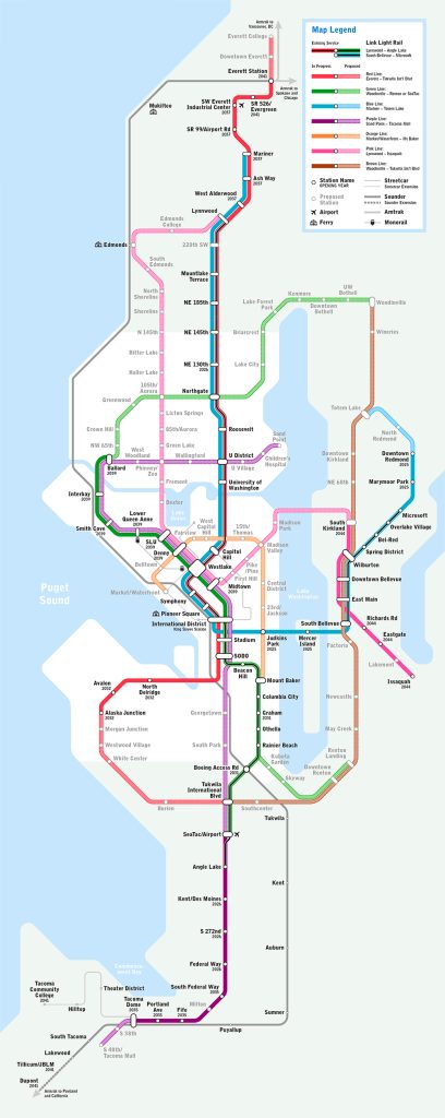 Stadtbahn Seattle: Map 2026, Stations, Schedule, Fares & Airport Connection