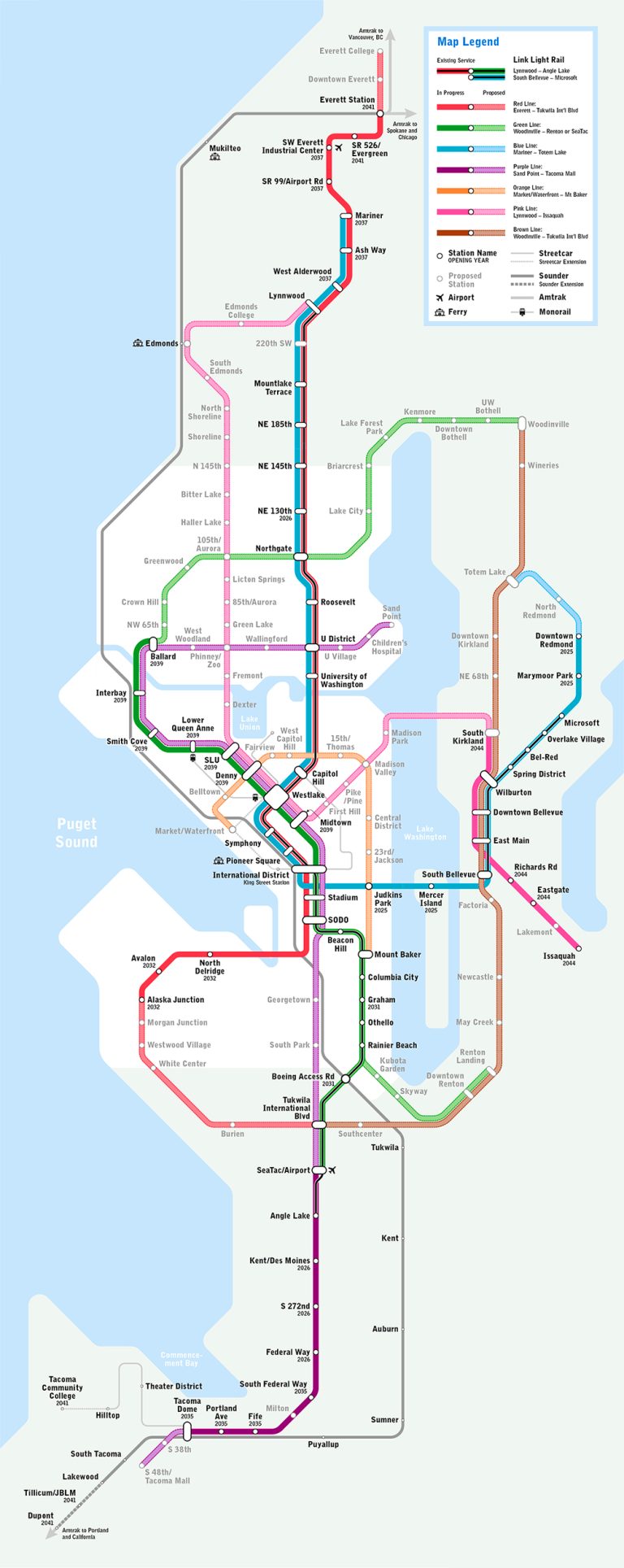 Stadtbahn Seattle: Map 2025, Stations, Schedule, Fares & Airport Connection