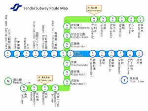 Sendai Subway — Map, Lines, Route, Hours, Tickets