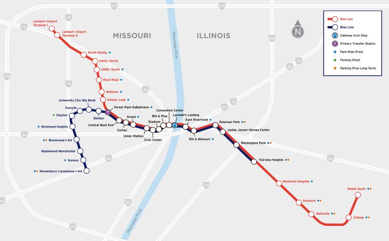 Saint Louis Metrolink: Map 2025, Routes, Stations & Schedule 2025, Guide
