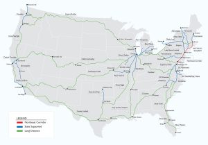 AMTRAK — Map, Lines, Route, Hours, Tickets