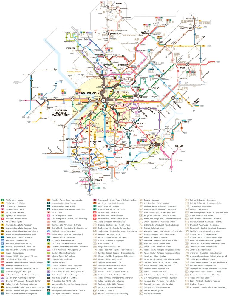 Antwerp Pre-metro — Map, Lines, Route, Hours, Tickets