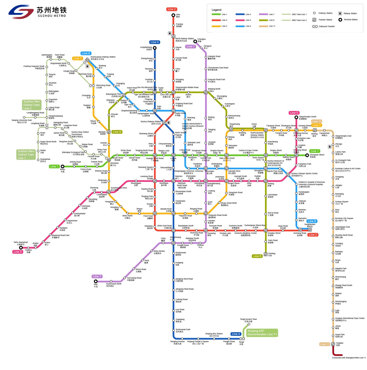 Suzhou Rail Transit — Map, Lines, Route, Hours, Tickets