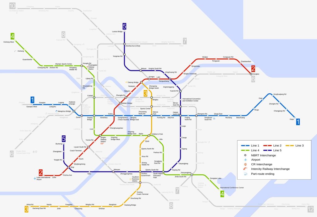 Ningbo Rail Transit — Map, Lines, Route, Hours, Tickets