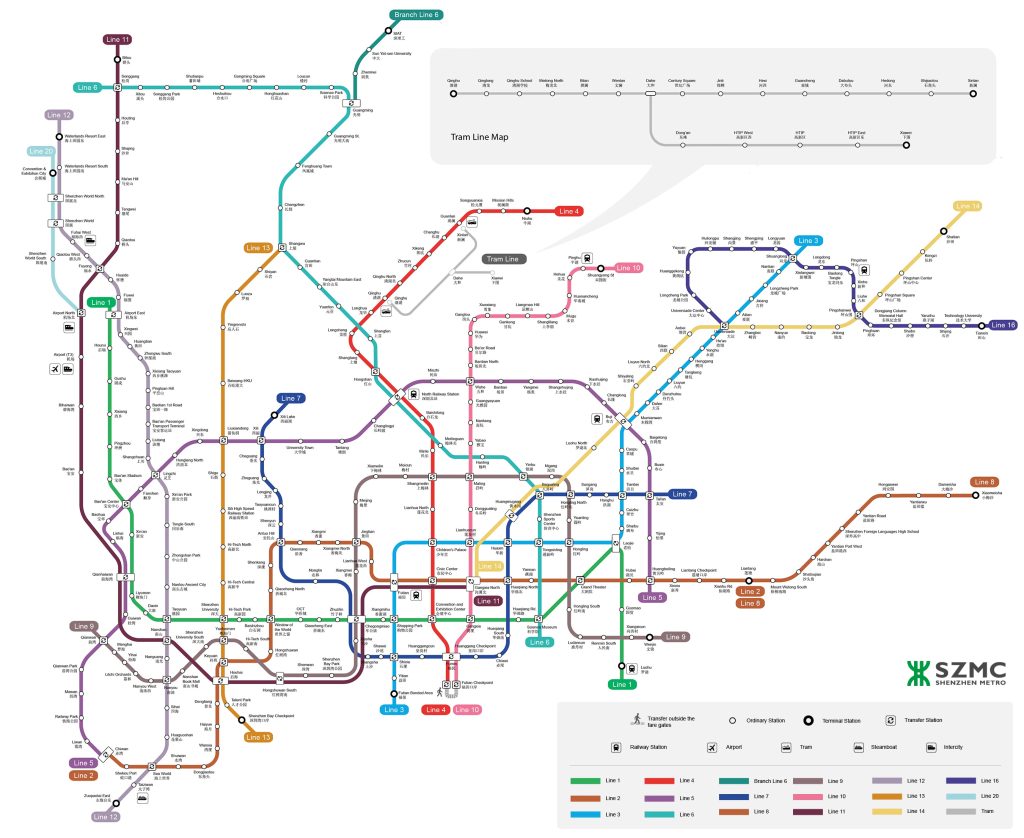 Shenzhen Metro — Map, Lines, Route, Hours, Tickets