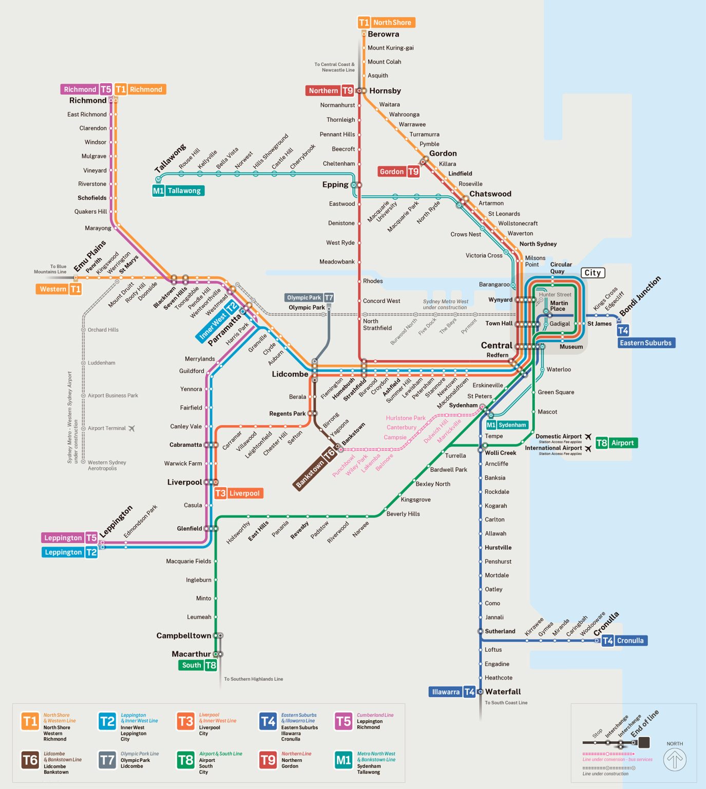 Sydney CityRail — Map, Lines, Route, Hours, Tickets