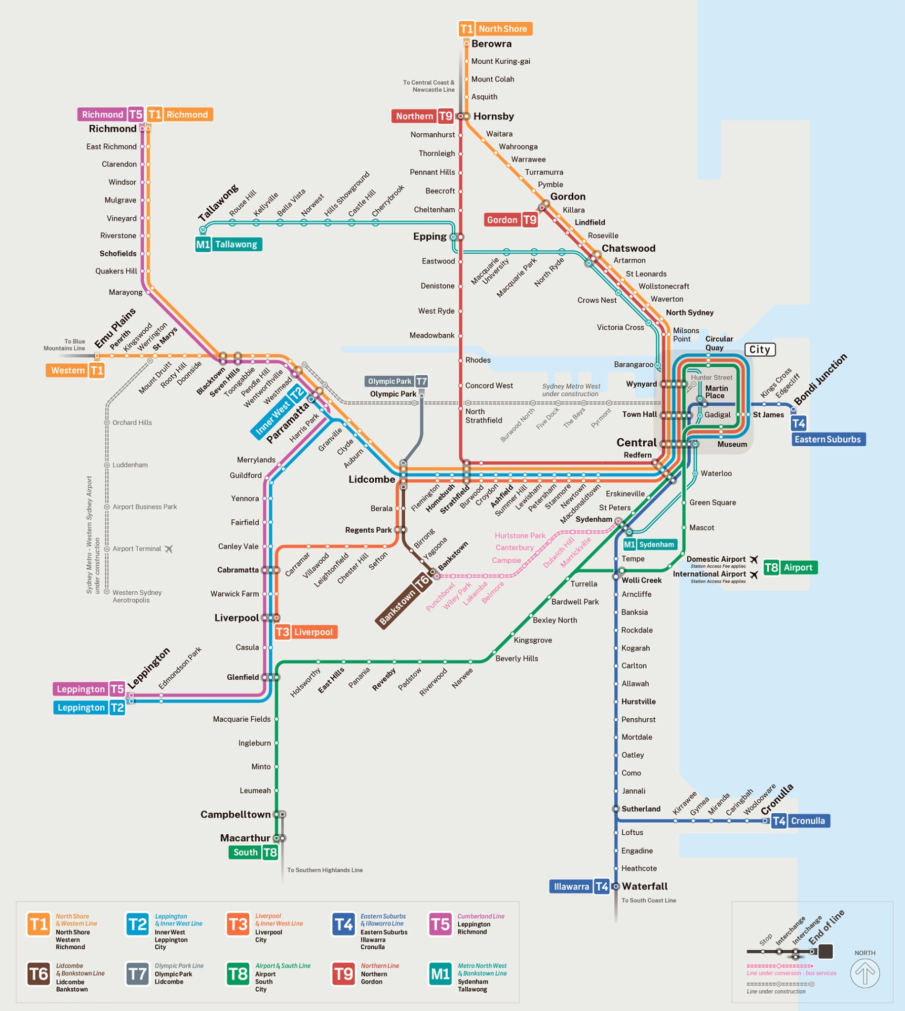 Sydney CityRail — Map, Lines, Route, Hours, Tickets