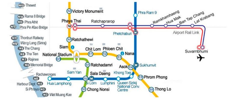 Airport Rail Link (Bangkok) — Map, Lines, Route, Hours, Tickets