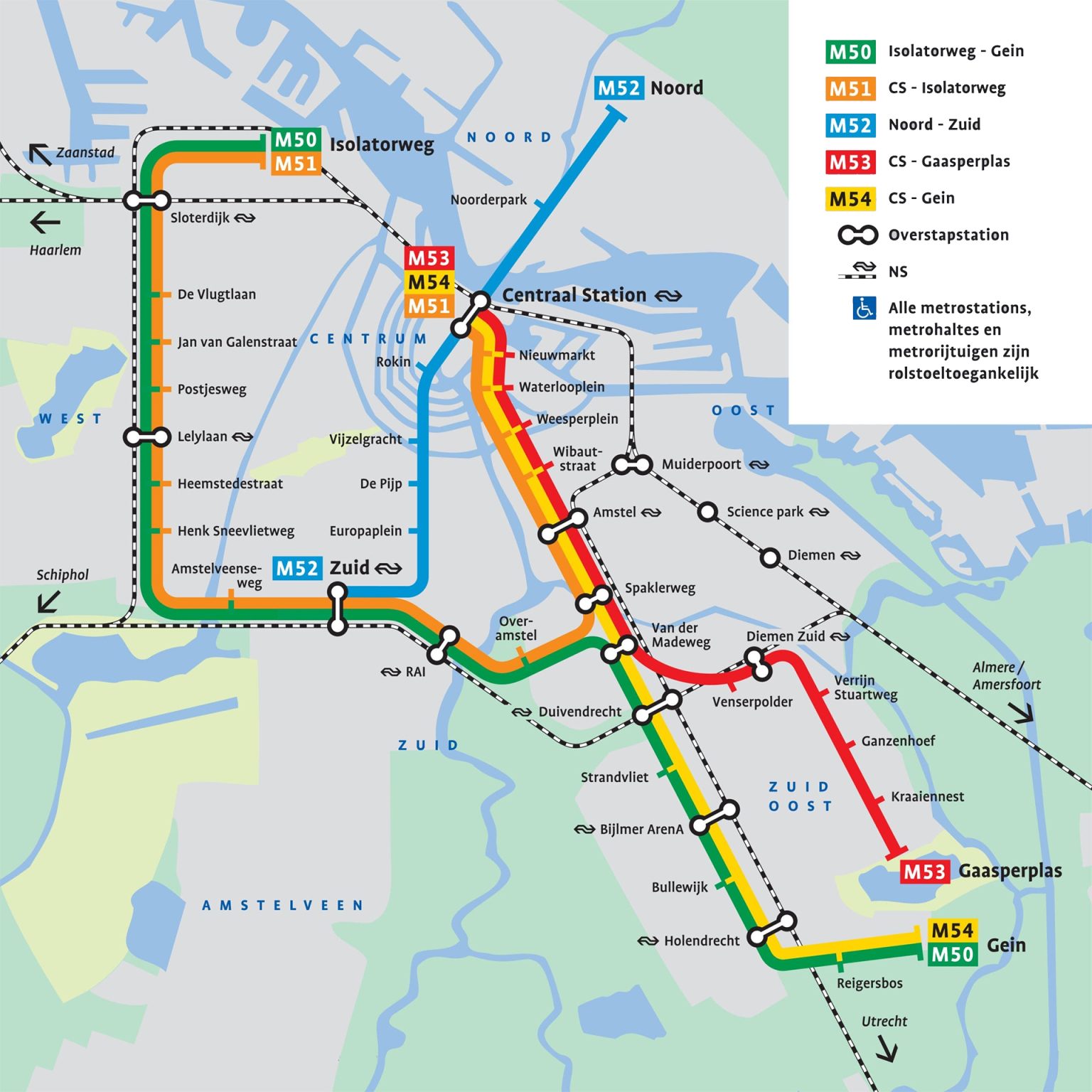 Amsterdam Metro: Map, Tickets, Schedule and Stations