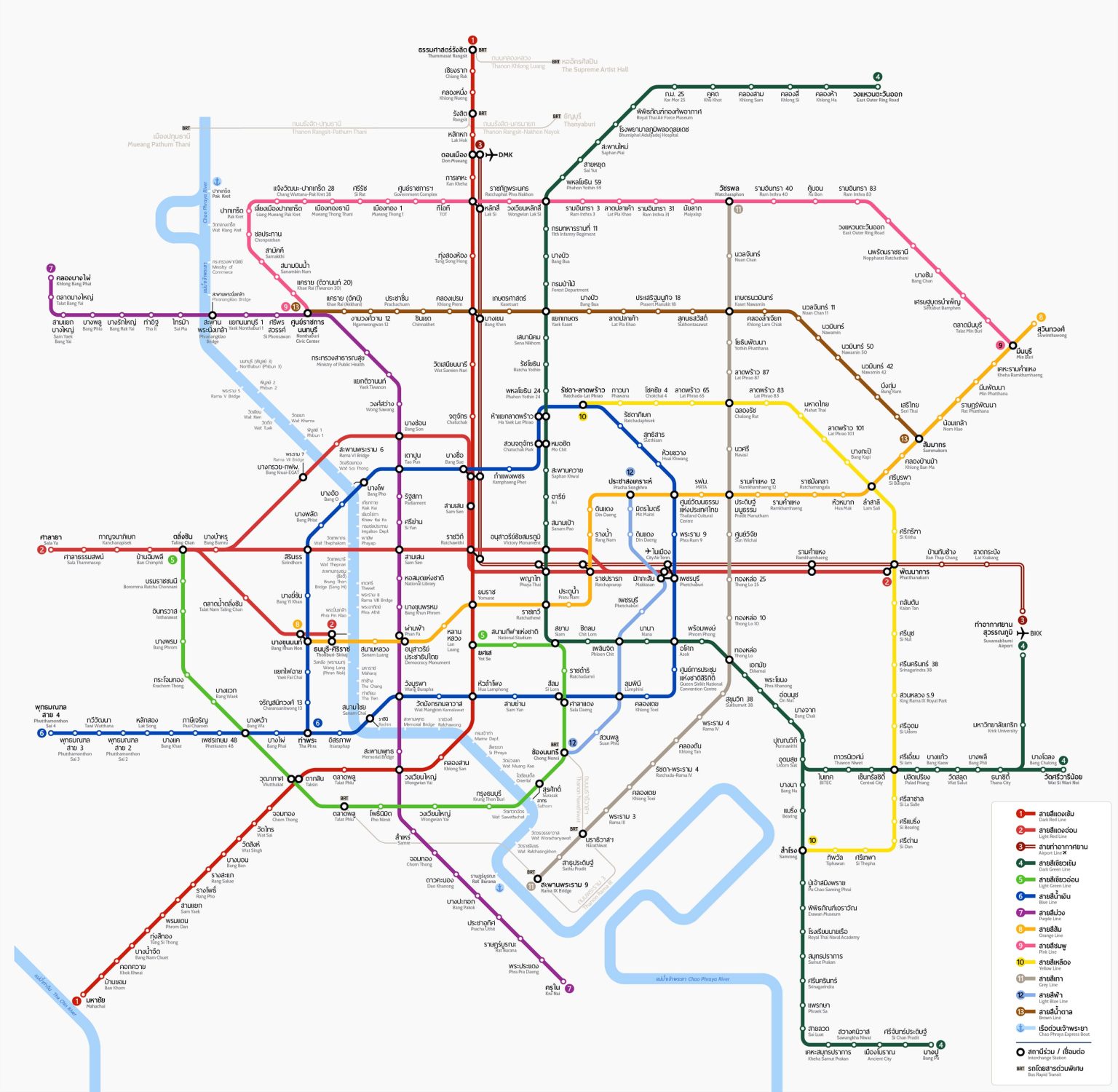 Bangkok MRT: Map, Stations, Tickets and Operating Hours