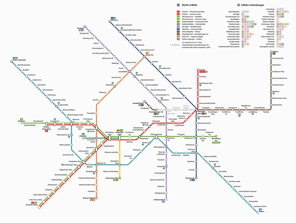 Berlin U-Bahn Map, Tickets, Hours and Stations
