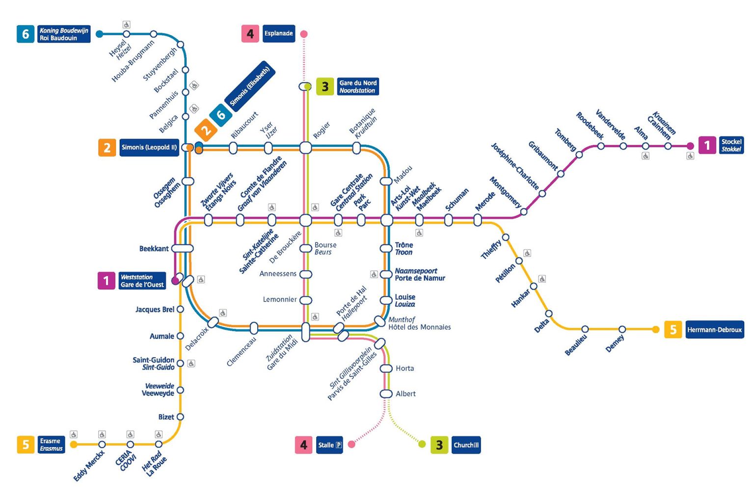 Brussels Metro — Map, Lines, Route, Hours, Tickets