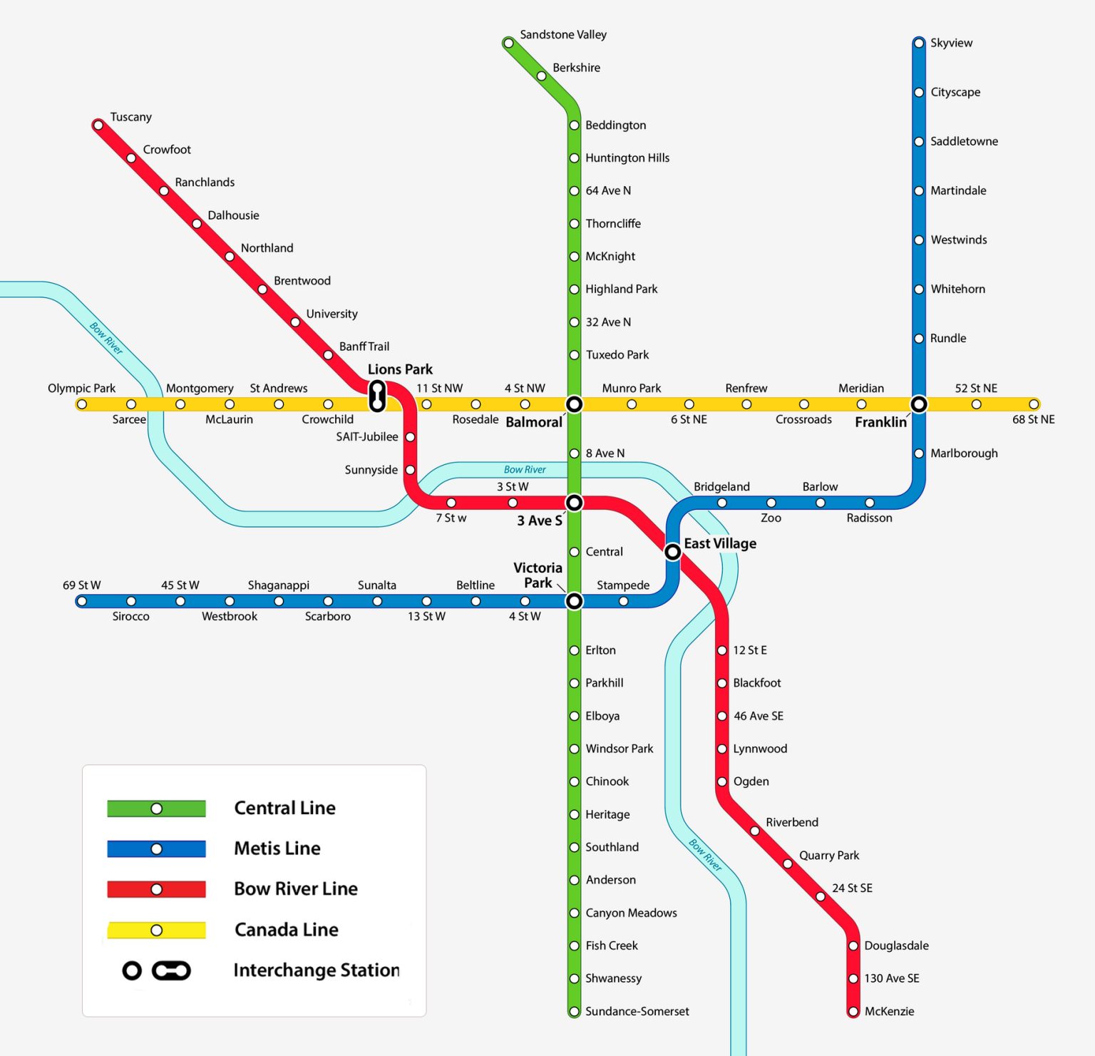 Calgary C-Train — Map, Lines, Route, Hours, Tickets