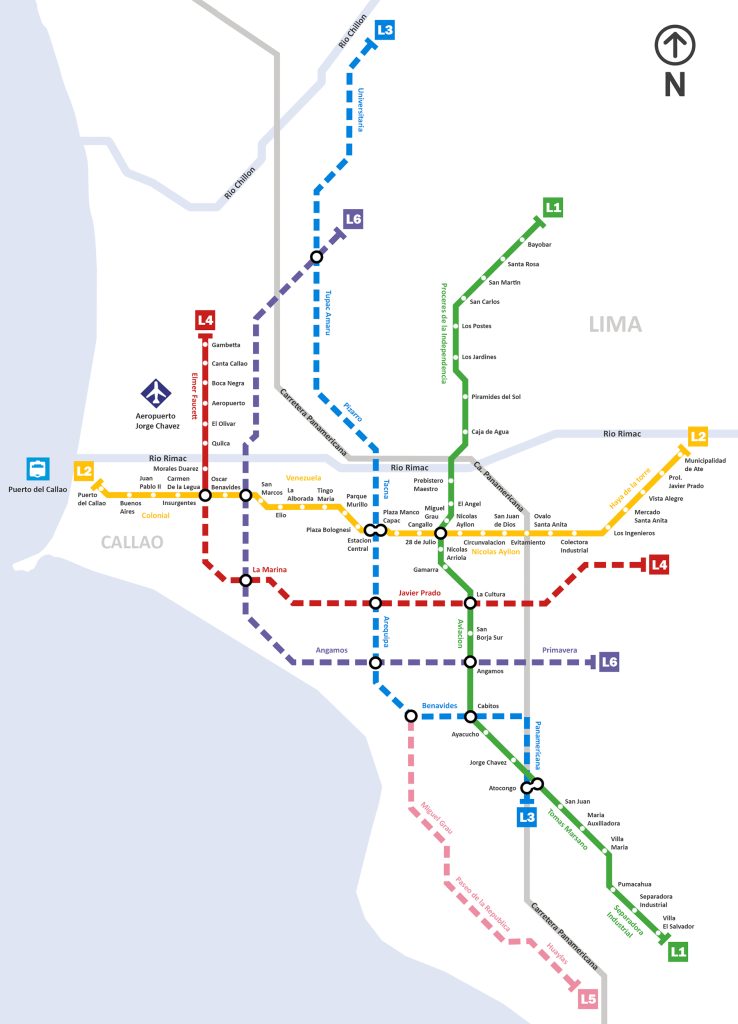 Lima Metro — Map, Lines, Route, Hours, Tickets