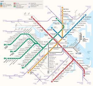 MBTA Subway Map, Lines, Stations, Timetable, Fares and Parking
