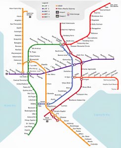 Manila Light Rail Transit System Map, Stations, Timetable and Fares