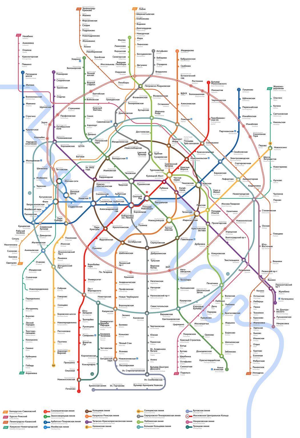Moscow Metro Map, Tickets, Stations, Timetable and Tips