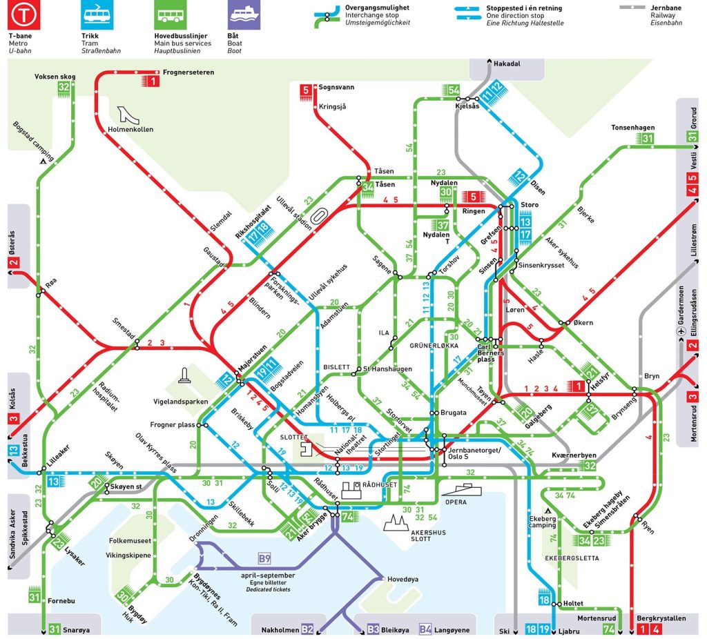 Public Transportation System In Oslo : A Comprehensive Guide
