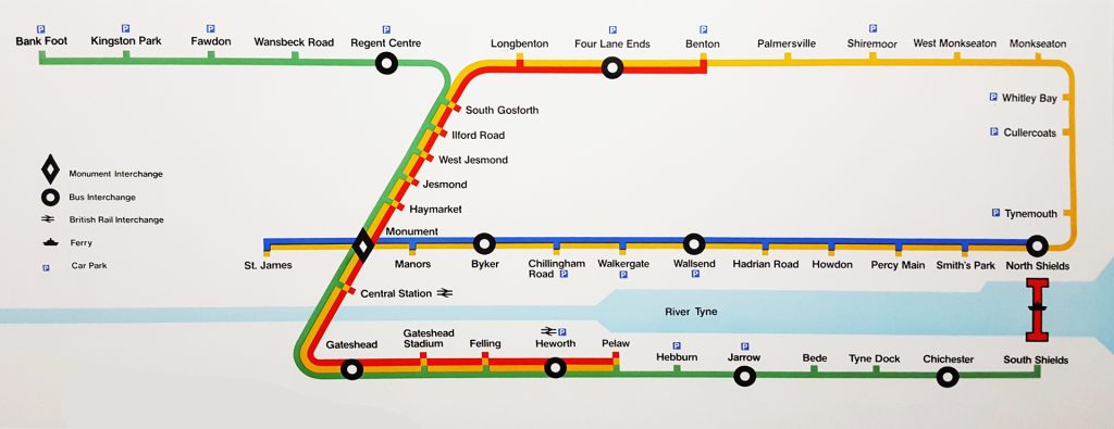 Tyne & Wear Metro — Map, Lines, Route, Hours, Tickets